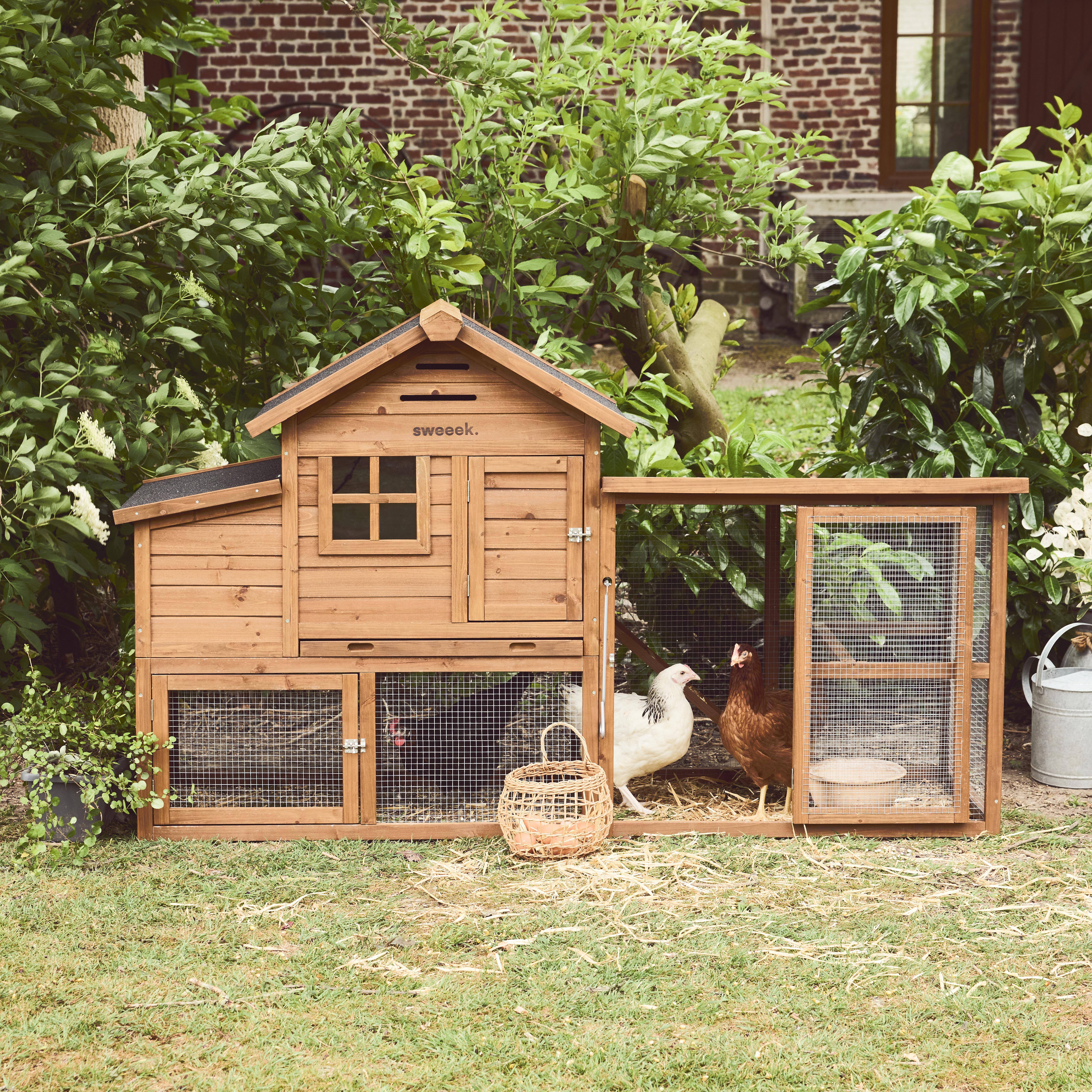 Wooden Chicken Crate