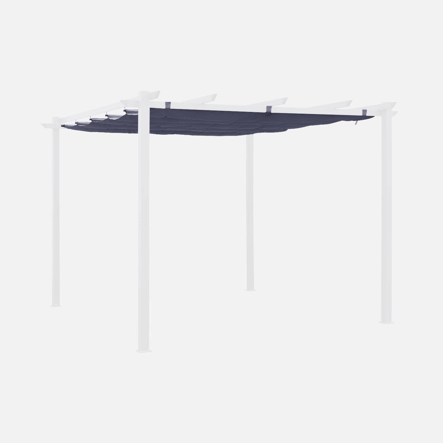 Toile de toit grise pour tonnelle 3x3m Isla I sweeek