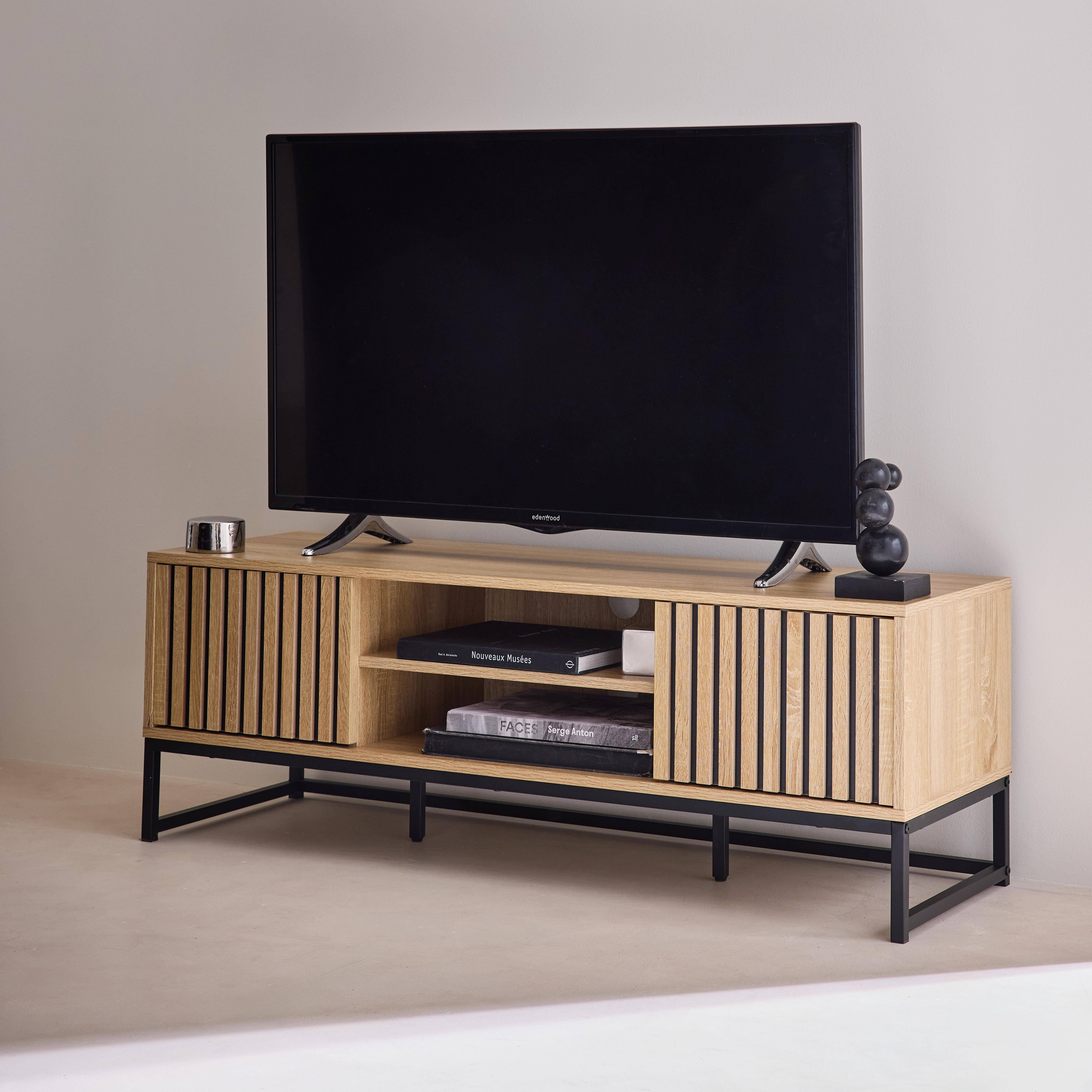 Black tv unit 120cm store