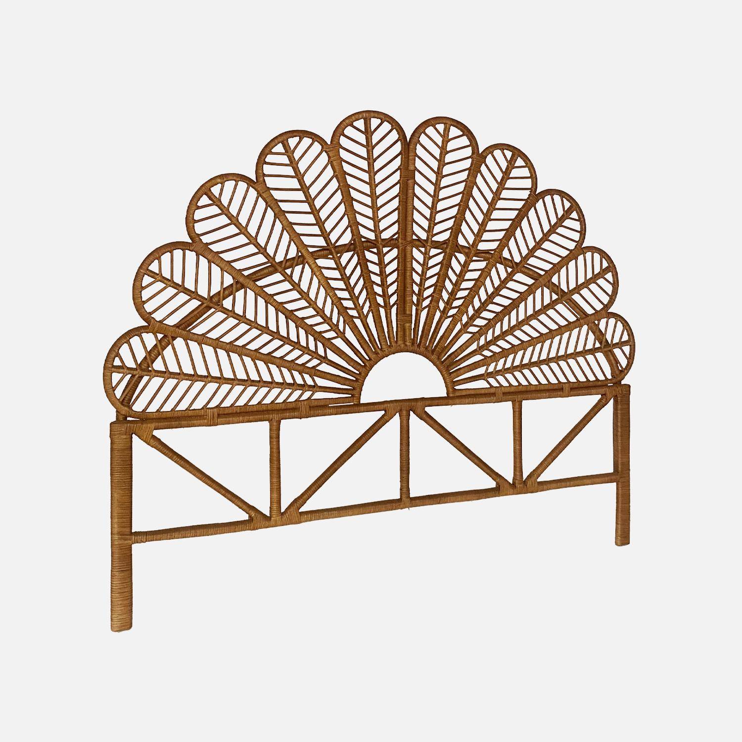 Peacock rattan bedhead store